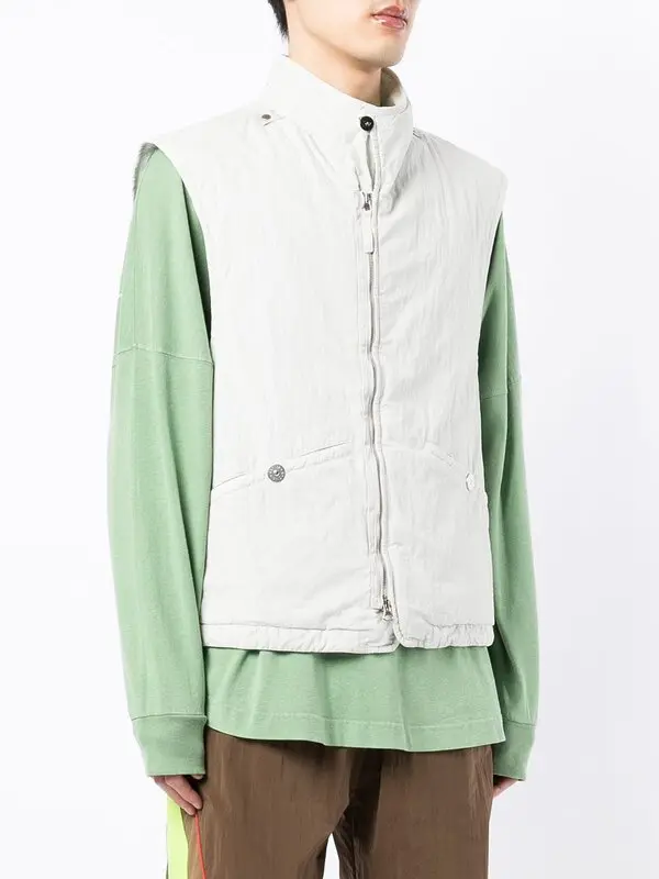 Stone Island Sleeveless Zip-up Gilet Jacket