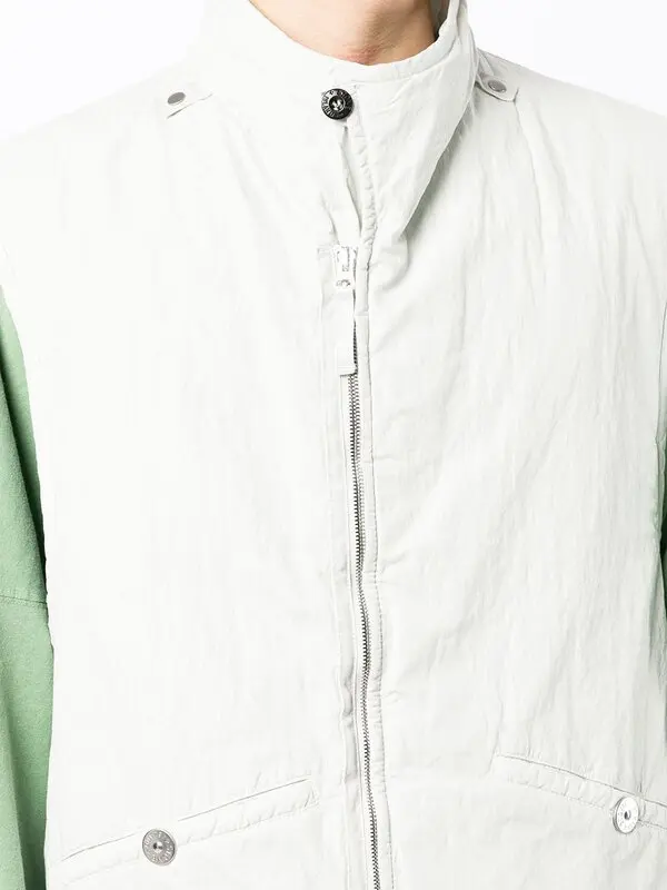 Stone Island Sleeveless Zip-up Gilet Jacket