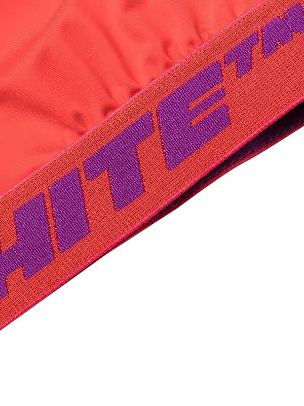 Off-White Logo-band Bikini Set - Red
