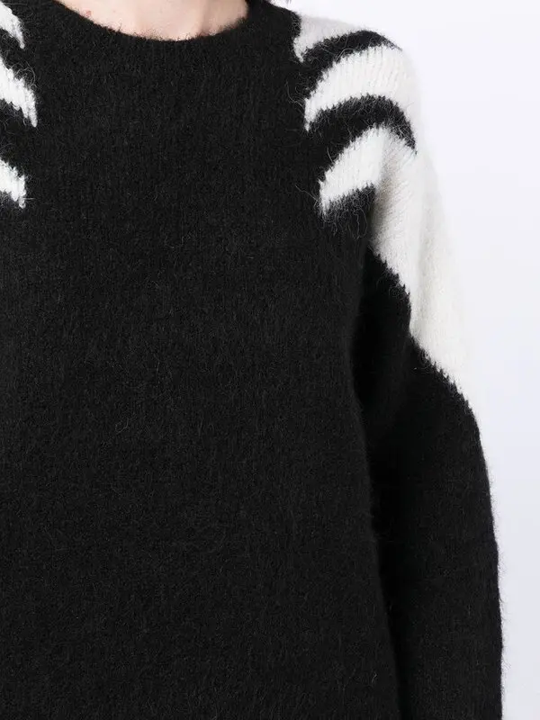 RtA Oversized Two-tone Sweater