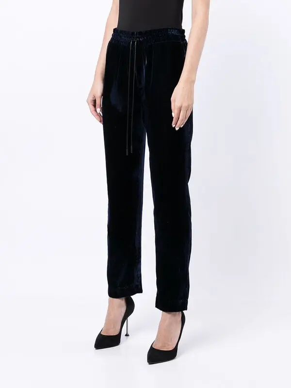 RtA Velvet-effect Pyjama Pants
