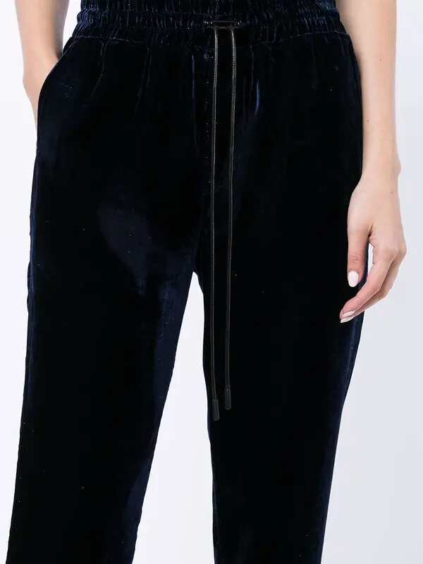RtA Velvet-effect Pyjama Pants