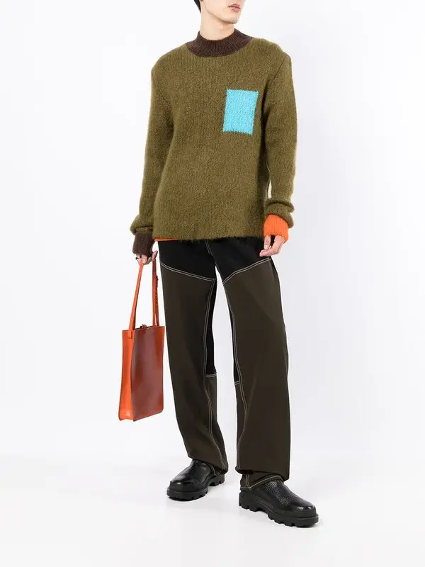 Jacquemus Color-block Crewneck Sweater