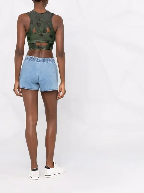 DIESEL® Logo Patch Drawstring Shorts