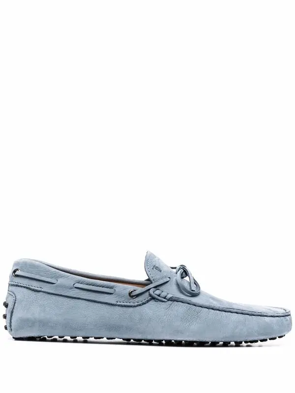 TOD'S Gommino Suede Loafers - Blue