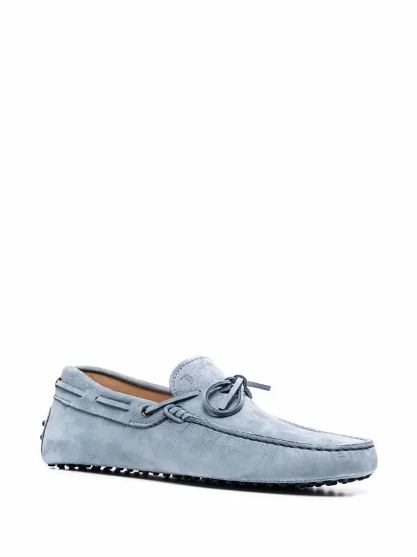 TOD'S Gommino Suede Loafers - Blue