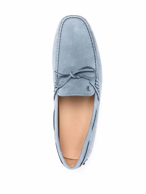 TOD'S Gommino Suede Loafers - Blue