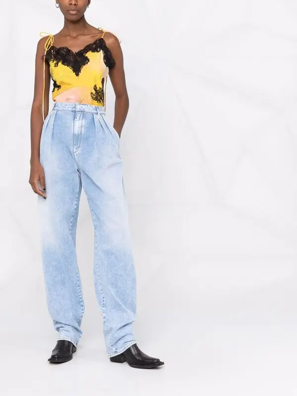 Dsquared2 High-waisted Straight Leg Jeans
