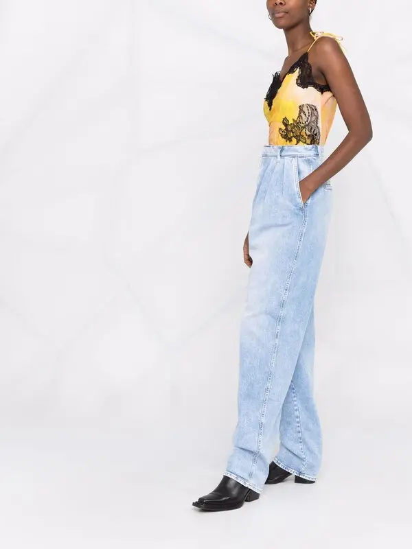 Dsquared2 High-waisted Straight Leg Jeans