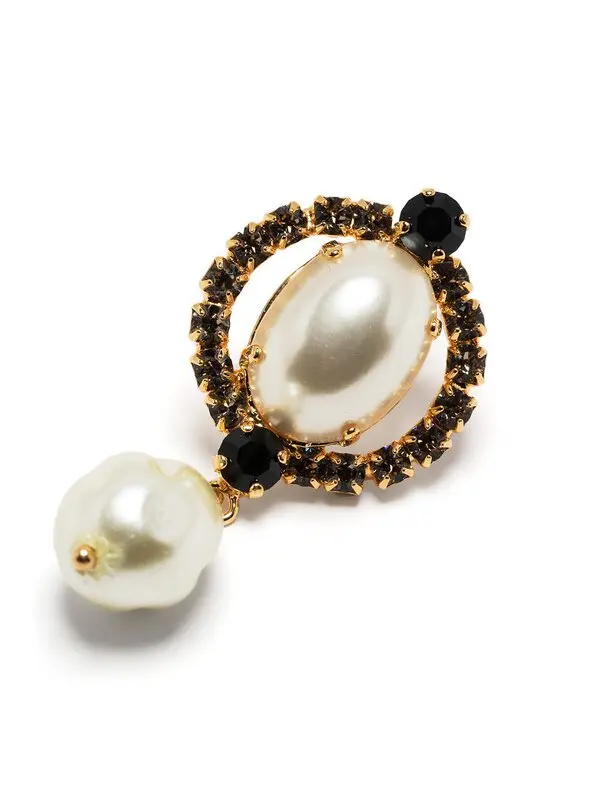 Erdem Loop Pearl Earrings