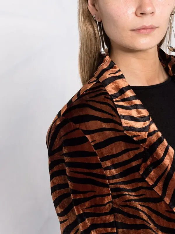 Remain Birger Christensen Tiger Striped Blazer Jacket