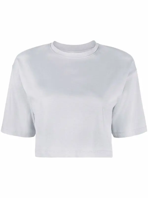 Loulou De Saison Gupo Cropped T-shirt - Grey