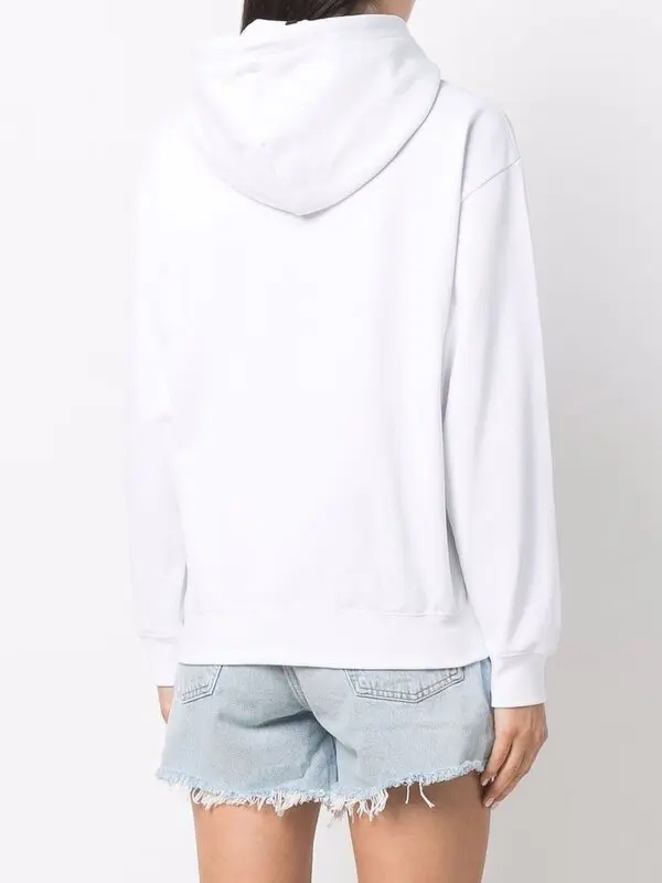 Kenzo Abstract-pattern Print Hoodie - White