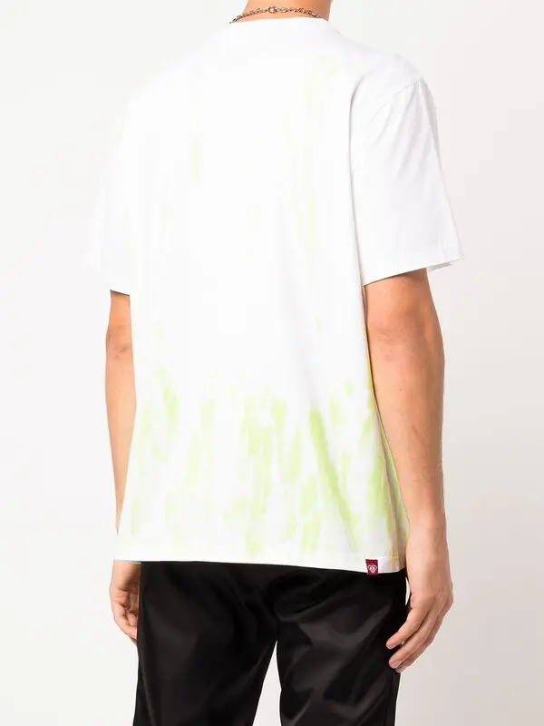 MOSTLY HEARD RARELY SEEN 8-BIT Dip-dye Volt Sneaker-print T-shirt