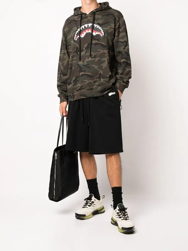 MOSTLY HEARD RARELY SEEN 8-BIT Shark Mouth Camouflage Hoodie