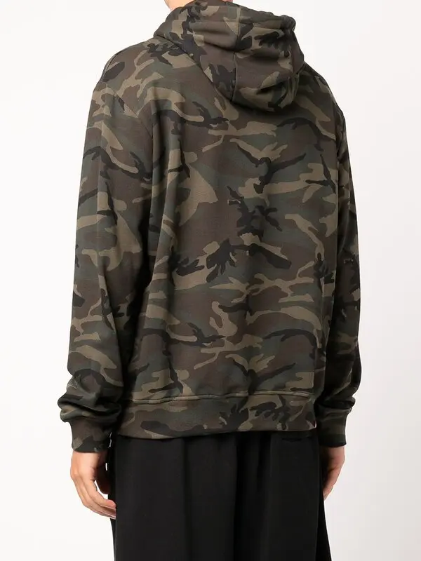 MOSTLY HEARD RARELY SEEN 8-BIT Shark Mouth Camouflage Hoodie