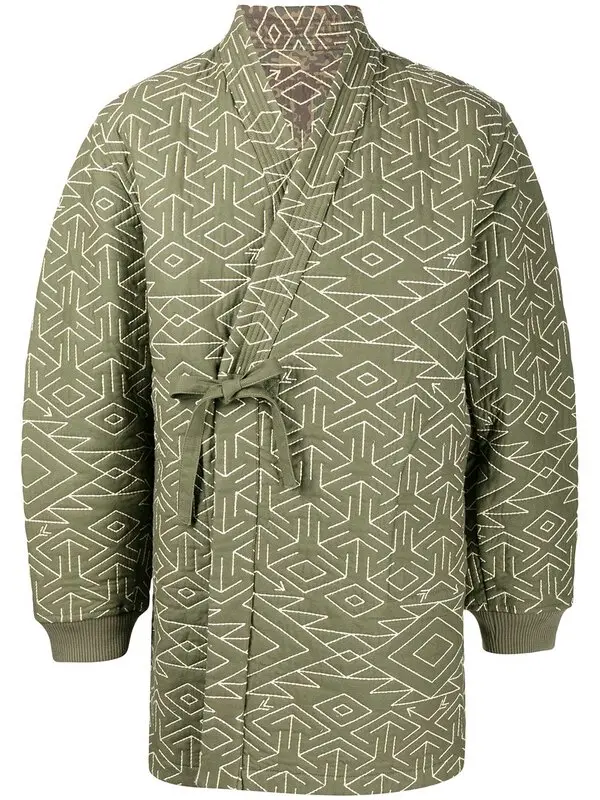 MAHARISHI Reversible Padded Wrap Jacket