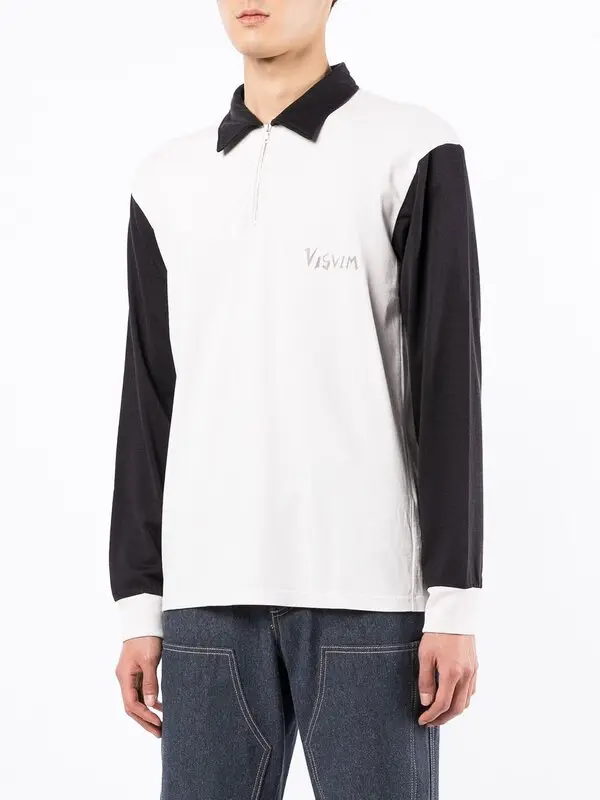 Visvim Logo-print Half-zip Sweatshirt