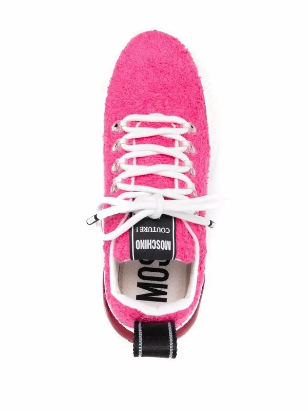 Moschino Terry Cloth Teddy Bubble Sneakers