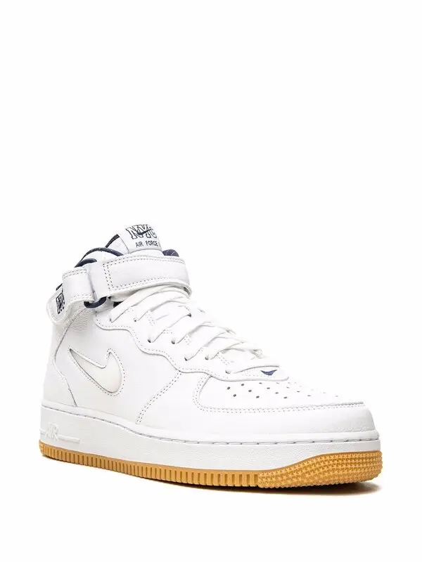 Nike Air Force 1 Mid Jewel Qs Nyc Yankees Sneakers