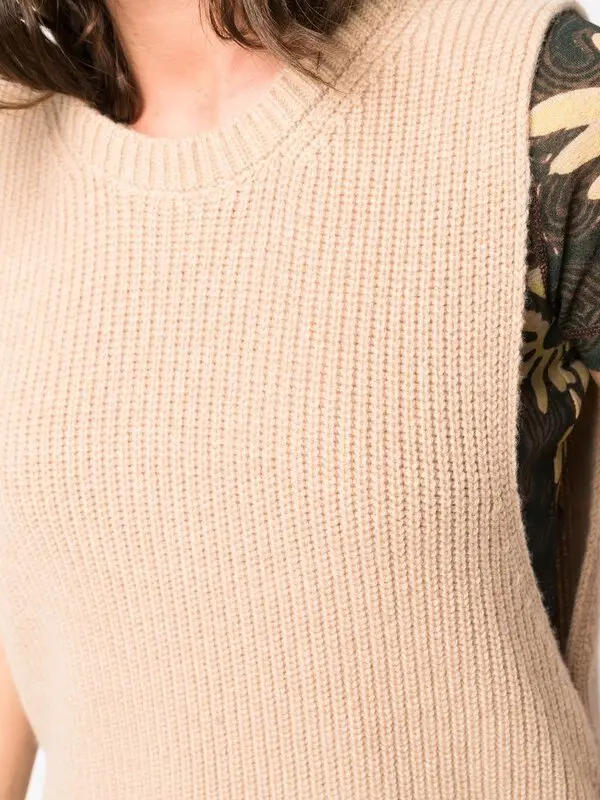 Nanushka Oversized Ribbed-knit Vest