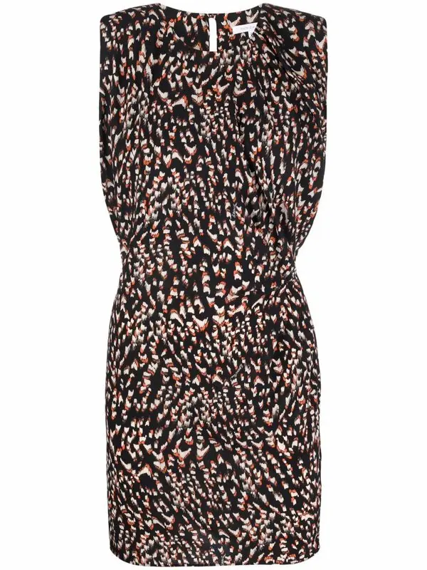 Patrizia Pepe Animal Print Mini Dress