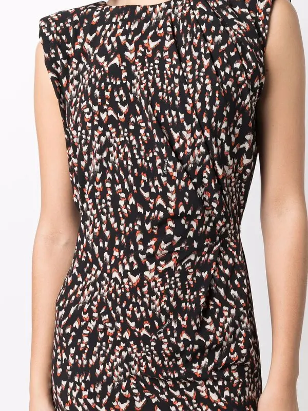 Patrizia Pepe Animal Print Mini Dress
