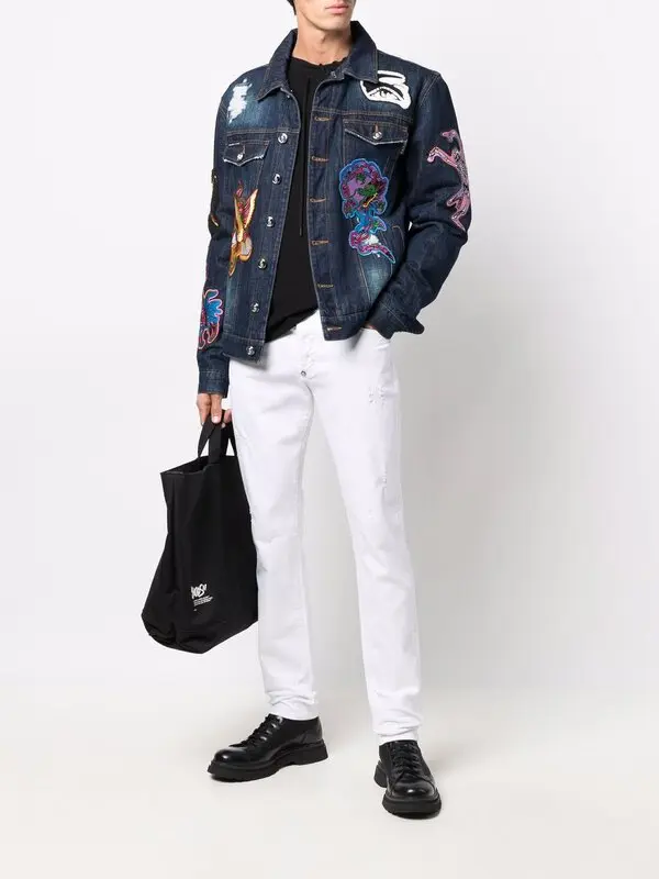 Philipp Plein Low-rise Slim-fit Jeans