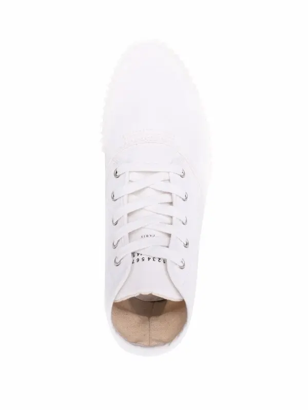 MAISON MARGIELA High-top Cotton Sneakers