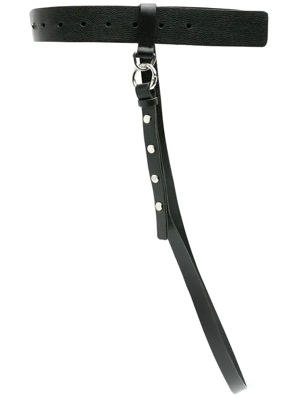 STUDIO CHOFAKIAN Leather Studio96 Belt - Black