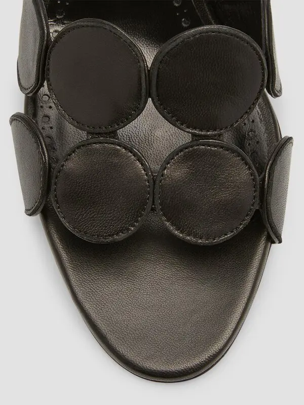 Manolo Blahnik Haribalmu 55mm Leather Mules - Black