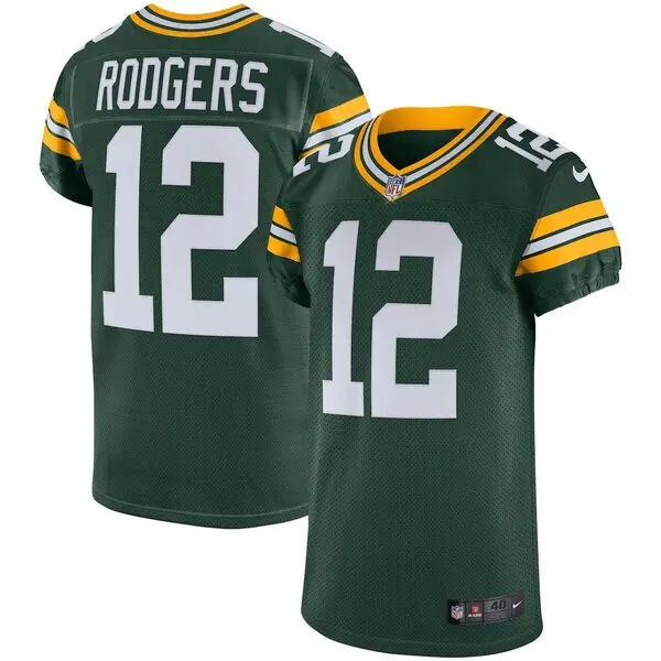 Nike Aaron Rodgers Bay Packers Vapor Elite Jersey