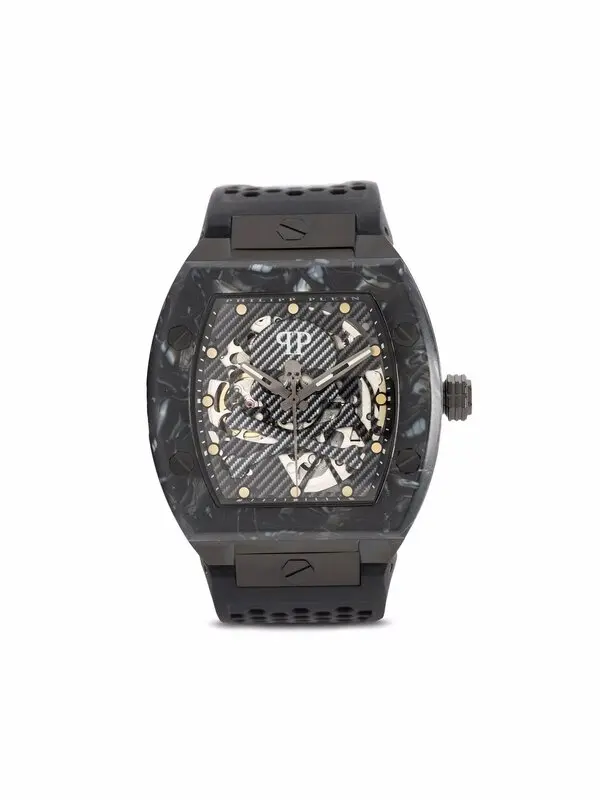 Philipp Plein The $keleton 44mm Strap Watch - Black