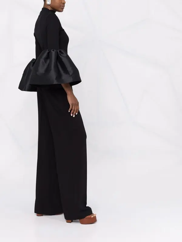 Alberta Ferretti High-waisted Straight-leg Trousers