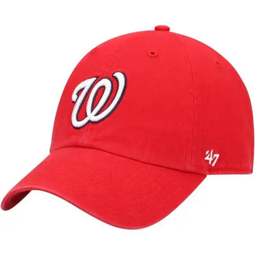 '47 Washington Nationals Clean Up Adjustable Hat - Red