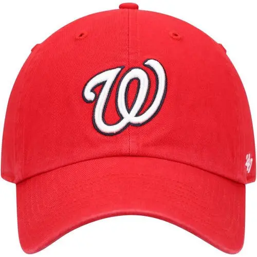 '47 Washington Nationals Clean Up Adjustable Hat - Red
