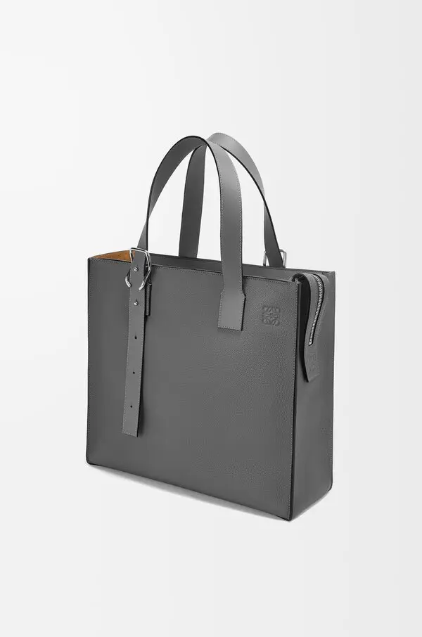 Loewe Buckle Zip Tote - Anthracite
