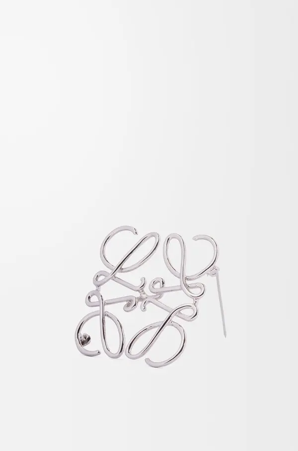 Loewe Anagram Brooch - Palladium