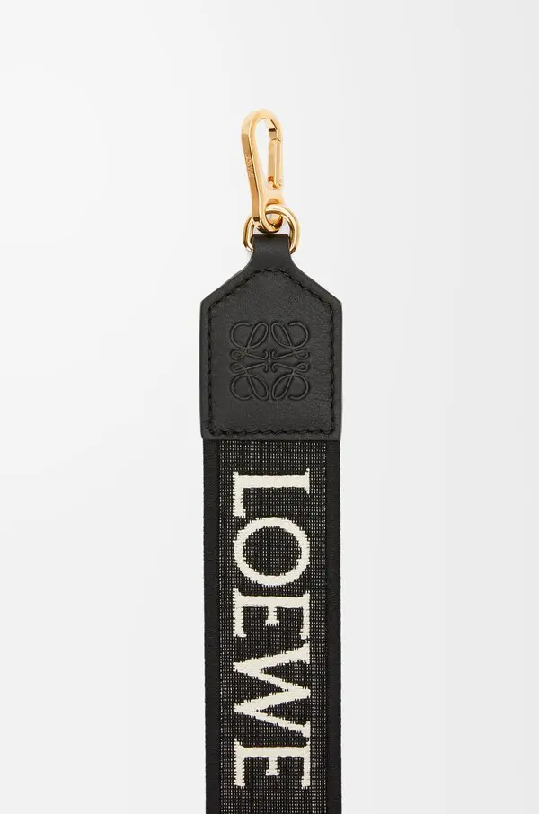 Loewe Anagram Strap - Black/gold