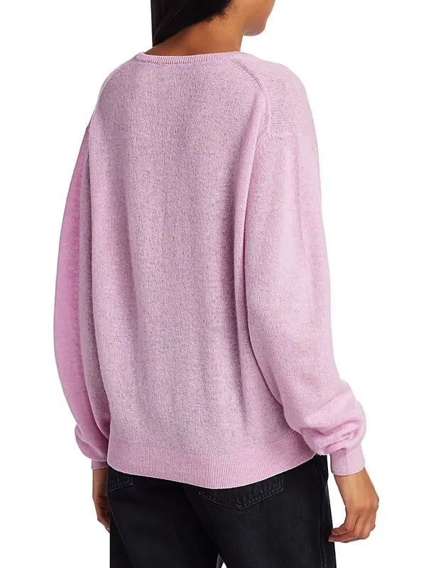 Khaite Sam Cashmere V-neck Sweater Size