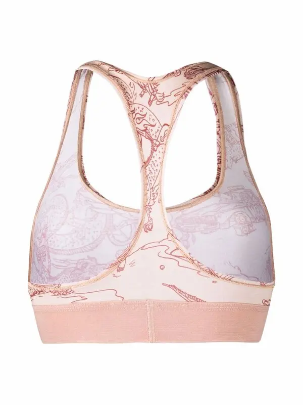 Philipp Plein Logo-underband Skeleton-print Bra