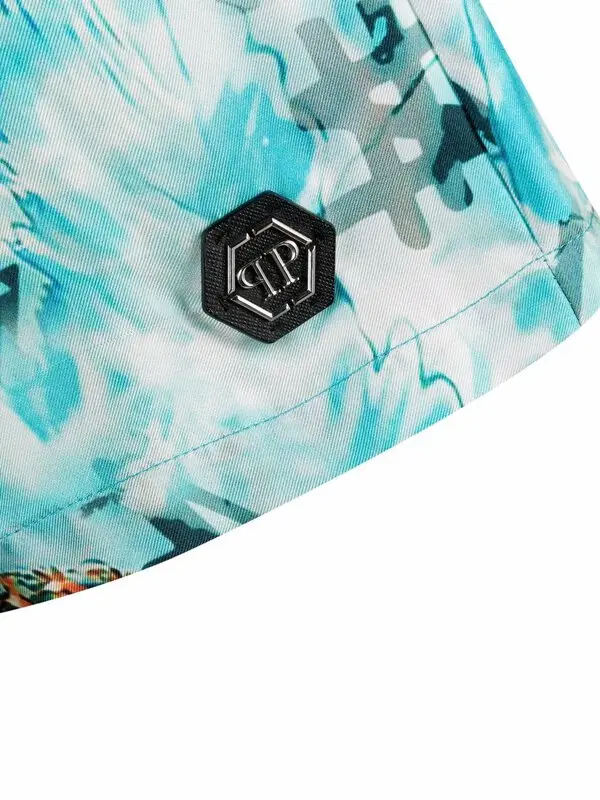Philipp Plein Pineapple Print Lounge Shorts
