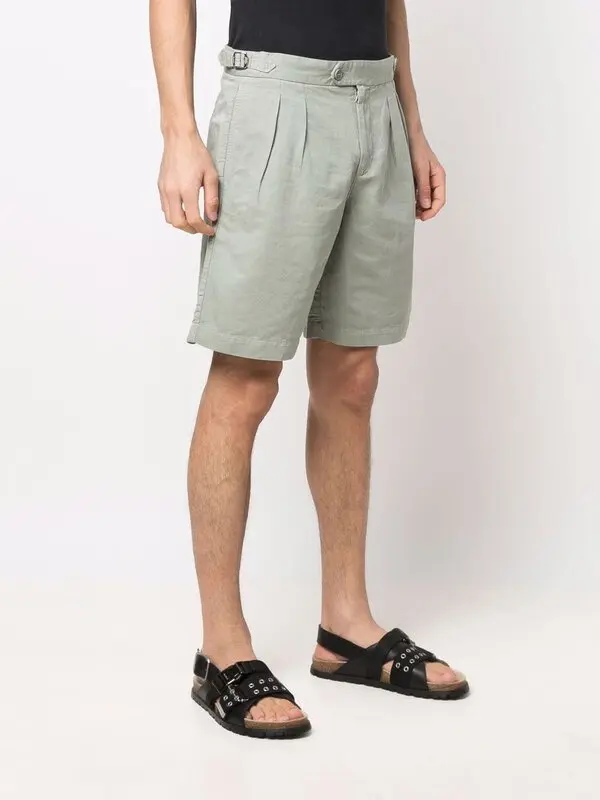 Orlebar Brown Pleated Straight-leg Shorts