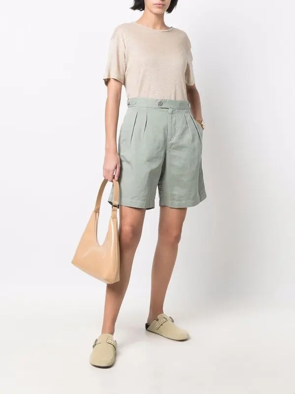 Orlebar Brown Pleated Straight-leg Shorts