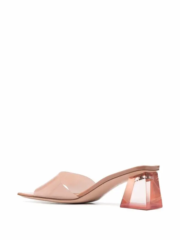 GIANVITO ROSSI Cosmic 55mm Mules - Neutrals