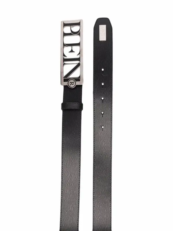 Philipp Plein Logo-plaque Leather Belt