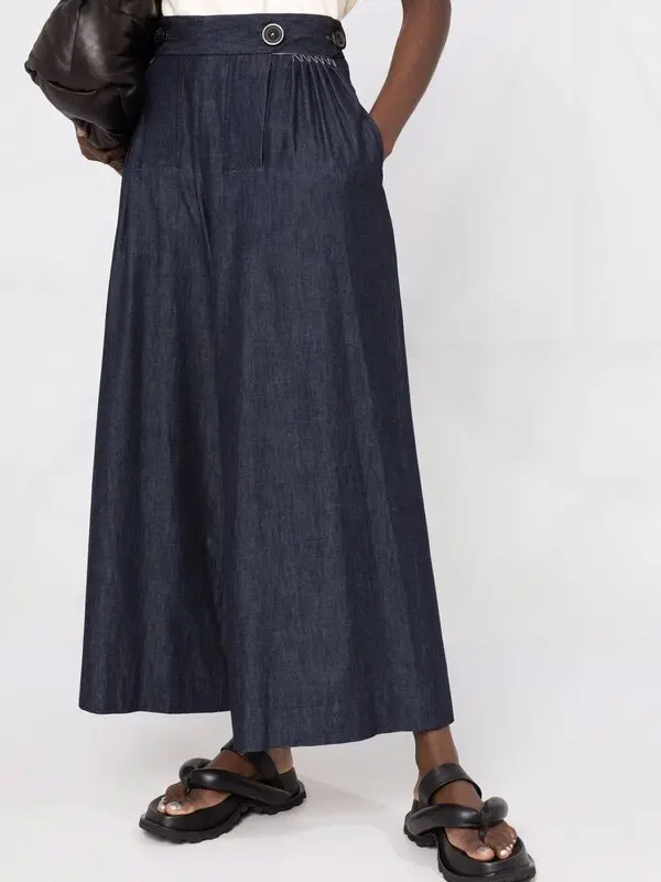 MAISON MARGIELA Wide Leg Denim Trousers
