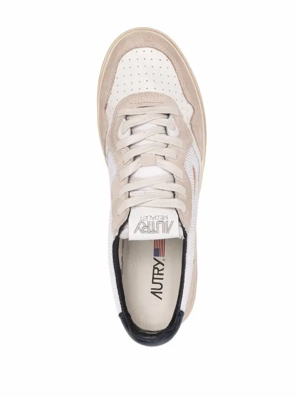 AUTRY Slogan-sole Lace-up Sneakers