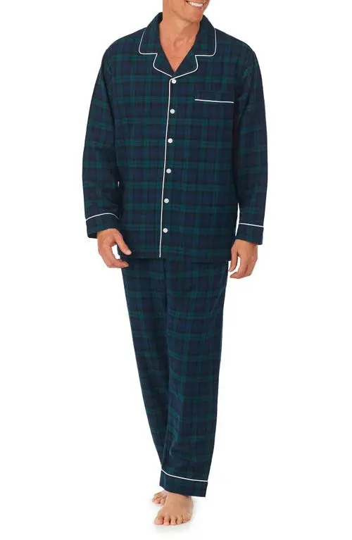 LANZ OF SALZBURG Plaid Flannel Pajamas