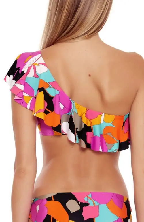 Trina Turk Gemini One-shoulder Bikini Top